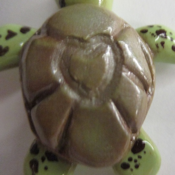 0whovian0 | Other | Handmade Polymer Clay Heart Turtle Charm | Poshmark
